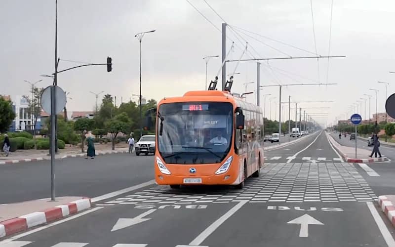 Nieuwe buslijnen voor trambus in Marrakech