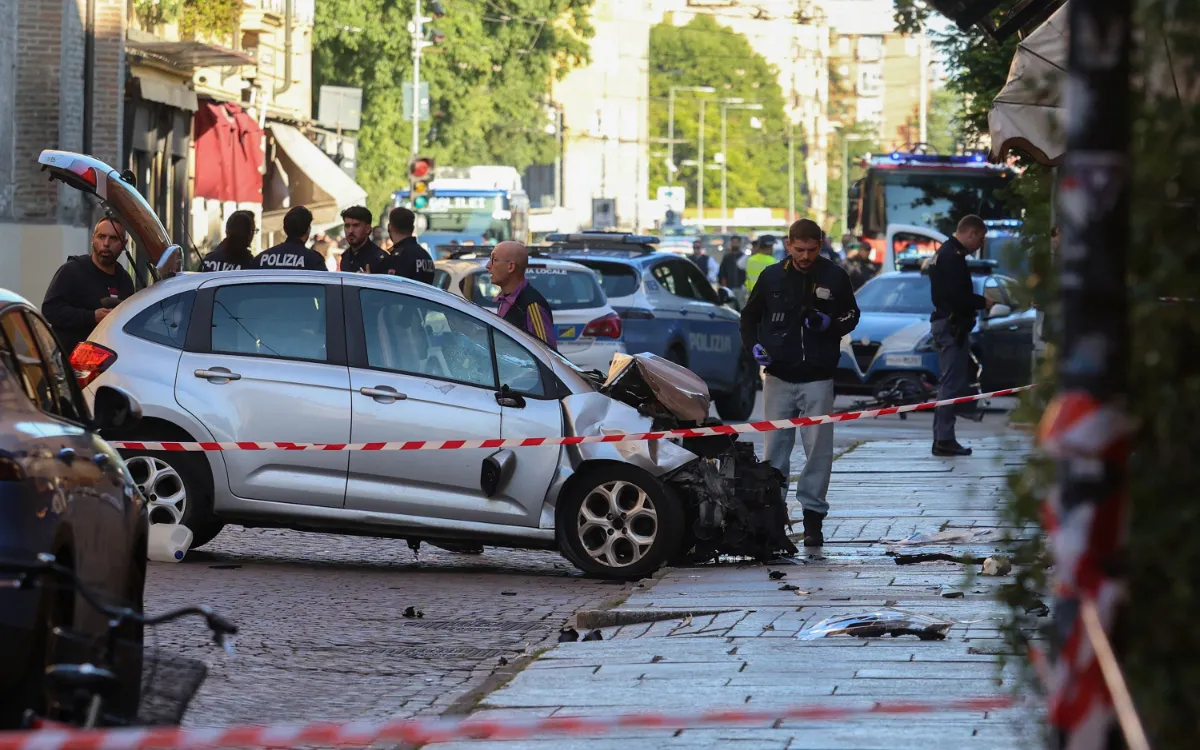 Drama in Modena: Marokkaan rijdt in op menigte, vier zwaargewonden