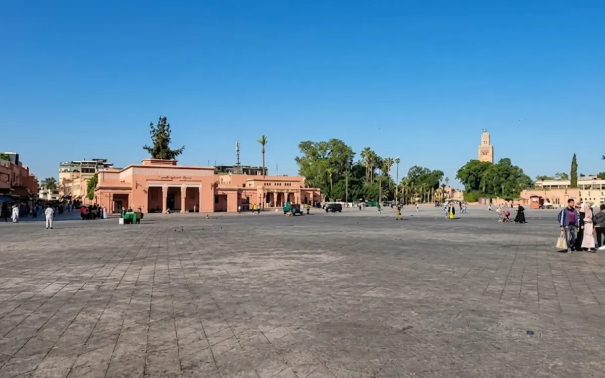 Bekende Djemaa El Fna-plein verwoest